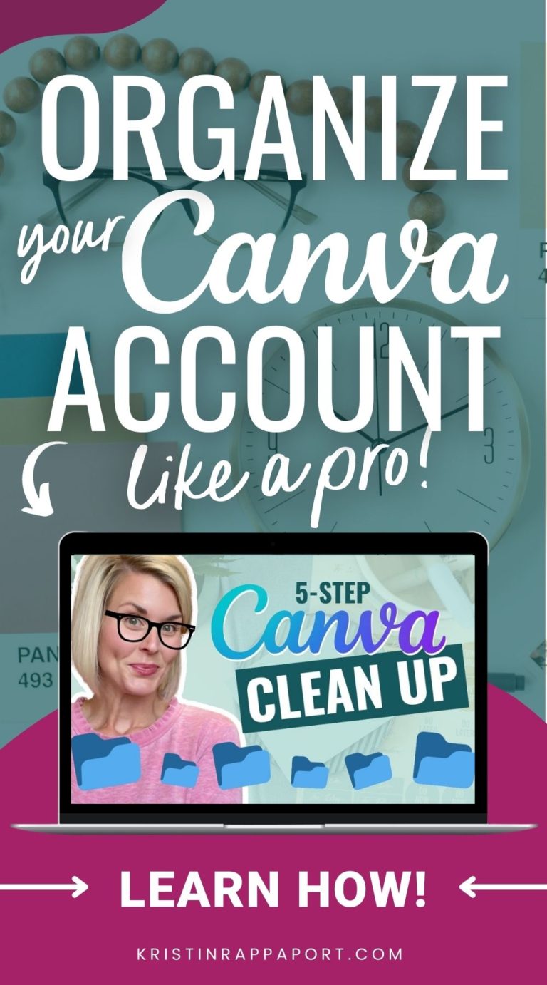 📂How to Organize Your Canva Account Like a PRO [SAVE TIME DESIGNING ...